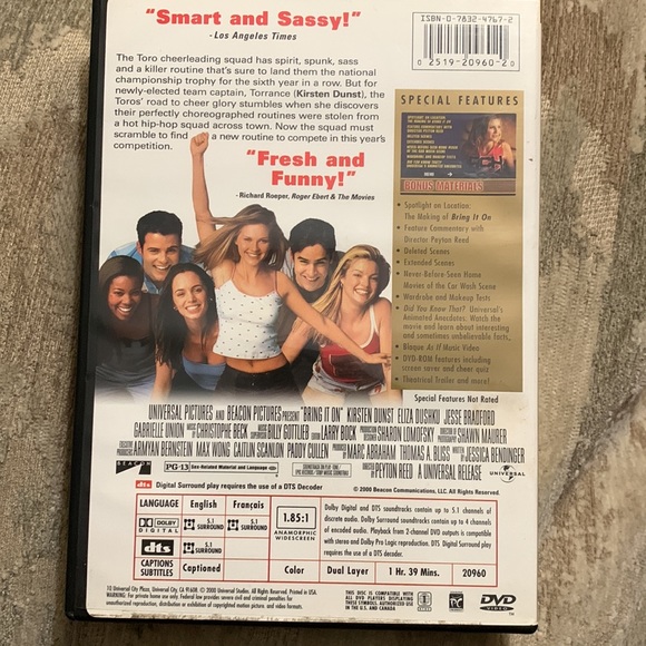 Media | Bring It On Dvd | Poshmark
